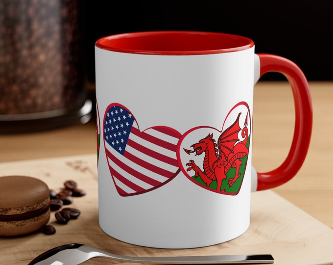 Welsh Mug Made in America With Welsh Parts Welsh Coffee Mug Wales Gift ...