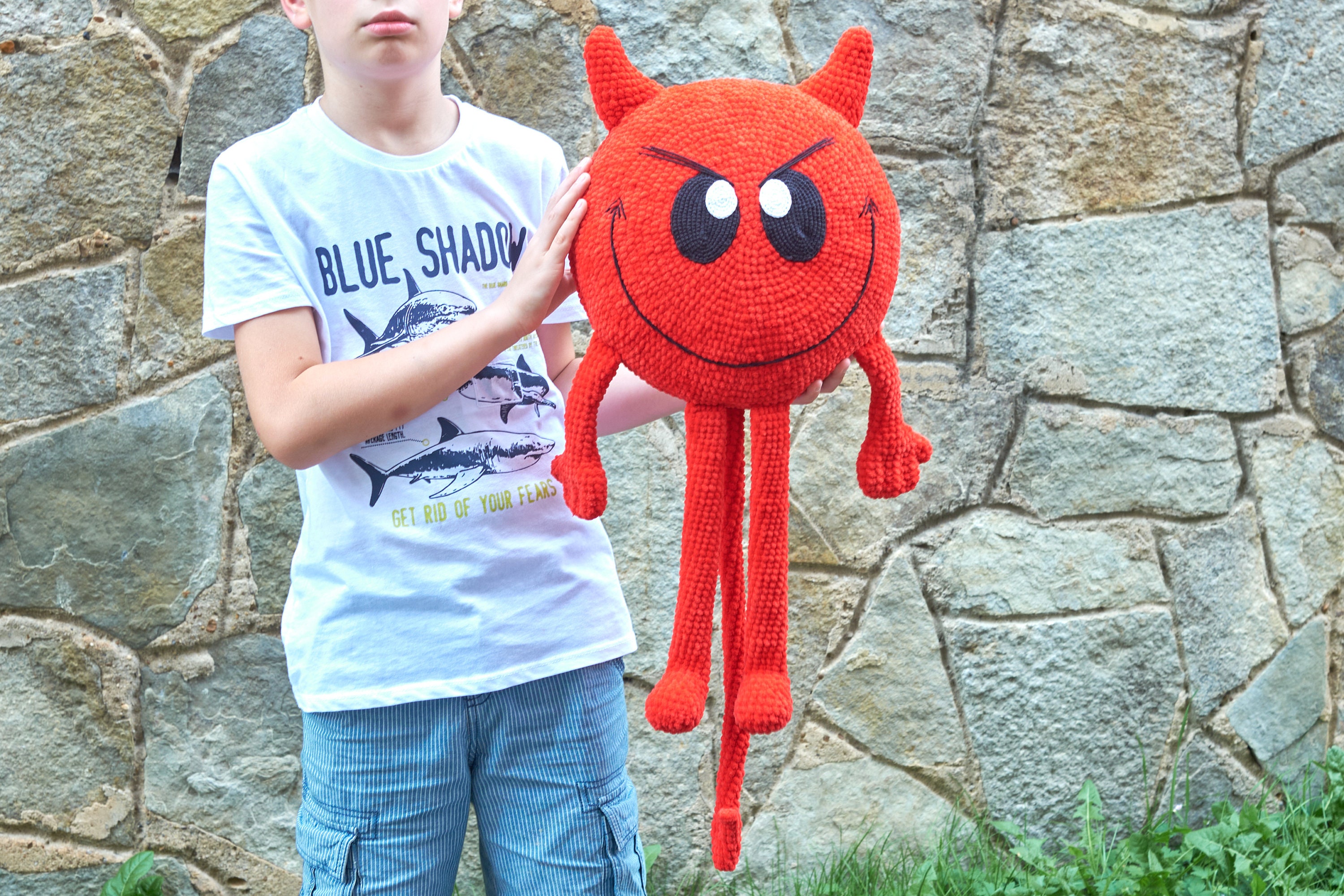 Crochet PATTERN Devil's Pillow. Crochet Pillow Devil. | Etsy