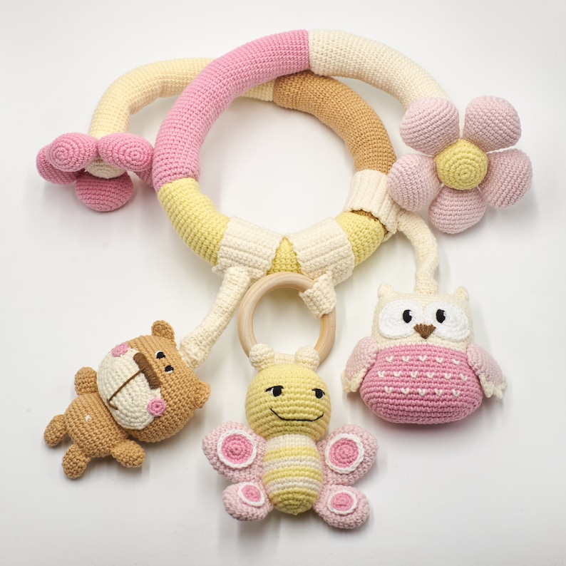 Crochet PATTERN Spiral Rattle for Stroller and Baby Bed. - Etsy