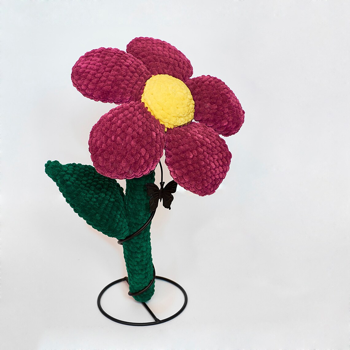 Crochet PATTERN Plush Flower. Amigurumi Flower Pattern. - Etsy