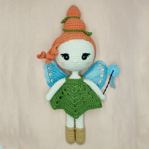 Fairy Crochet PATTERN Amigurumi Forest Fairy Crochet Doll Pattern Wood ...