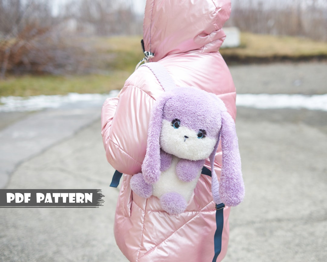 Crochet PATTERN Bunny Backpack for Girls or Women. Amigurumi Pattern ...
