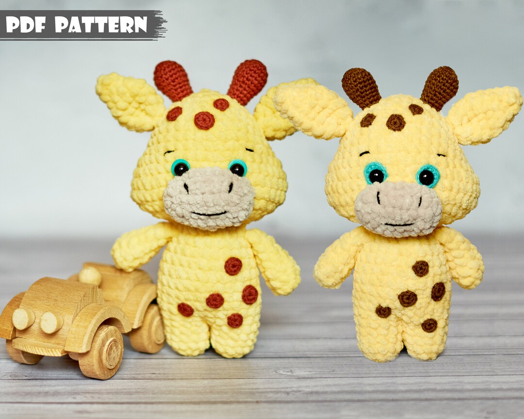 Crochet PATTERN Plush Giraffe. Amigurumi Pattern Little Giraffe Toy ...