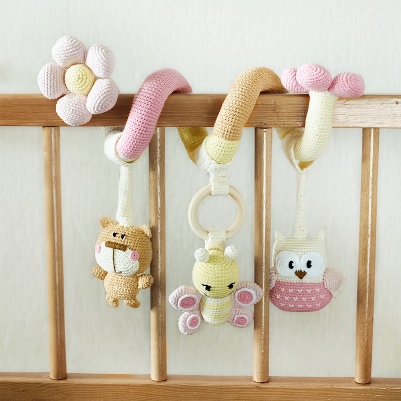 Crochet PATTERN Spiral Rattle for Stroller and Baby Bed. - Etsy