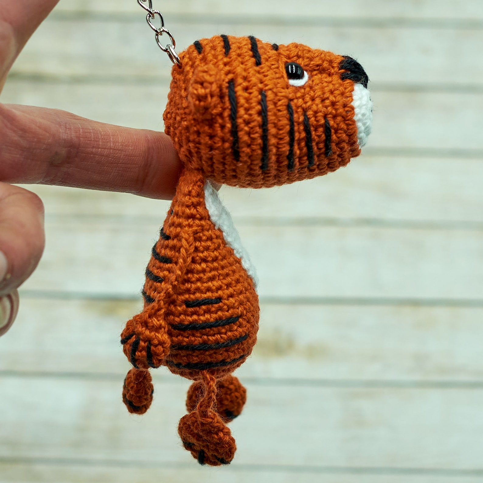 Crochet PATTERN Keychain Tiger Amigurumi Pattern Crochet Tiger | Etsy ...