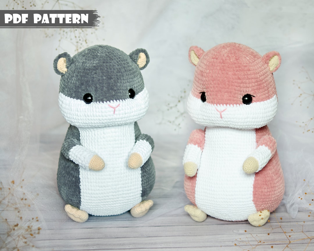 Amigurumi PATTERN Hamster Toto Crochet Pattern Handmade Toy Pattern ...