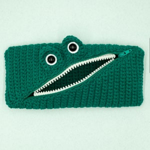 Pencil Case Crochet PATTERN. Crochet Pencil-box Monster. Handmade Pen ...