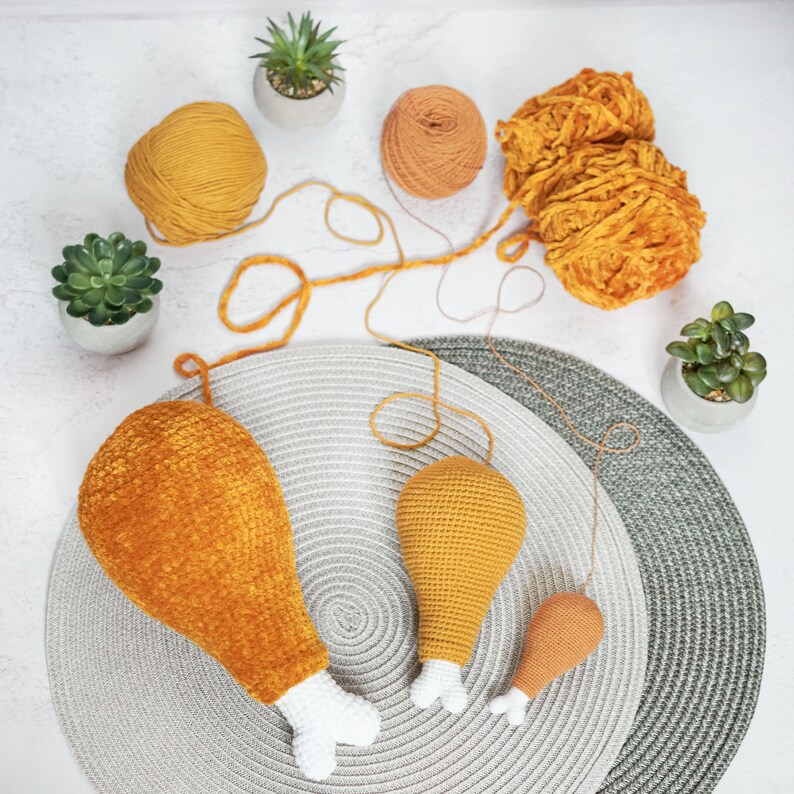 Crochet PATTERN Chicken Legs. Amigurumi Pattern Chicken. - Etsy