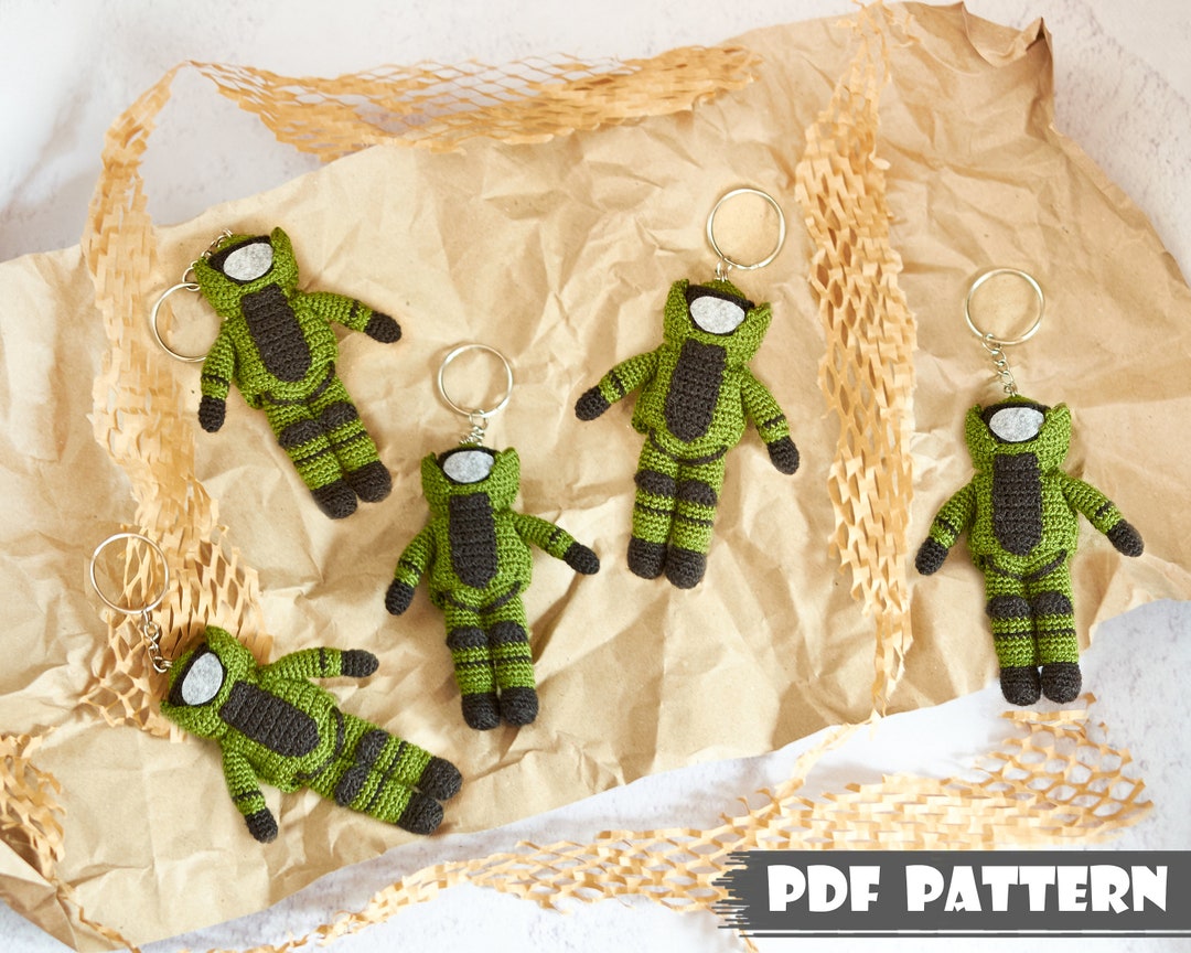 Crochet PATTERN Keychain Sapper Amigurumi Pattern Crochet Sapper Key ...