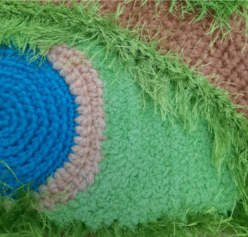 Crochet Farm Rug PATTERN: Children's Play Mat (PDF Pattern) - Etsy