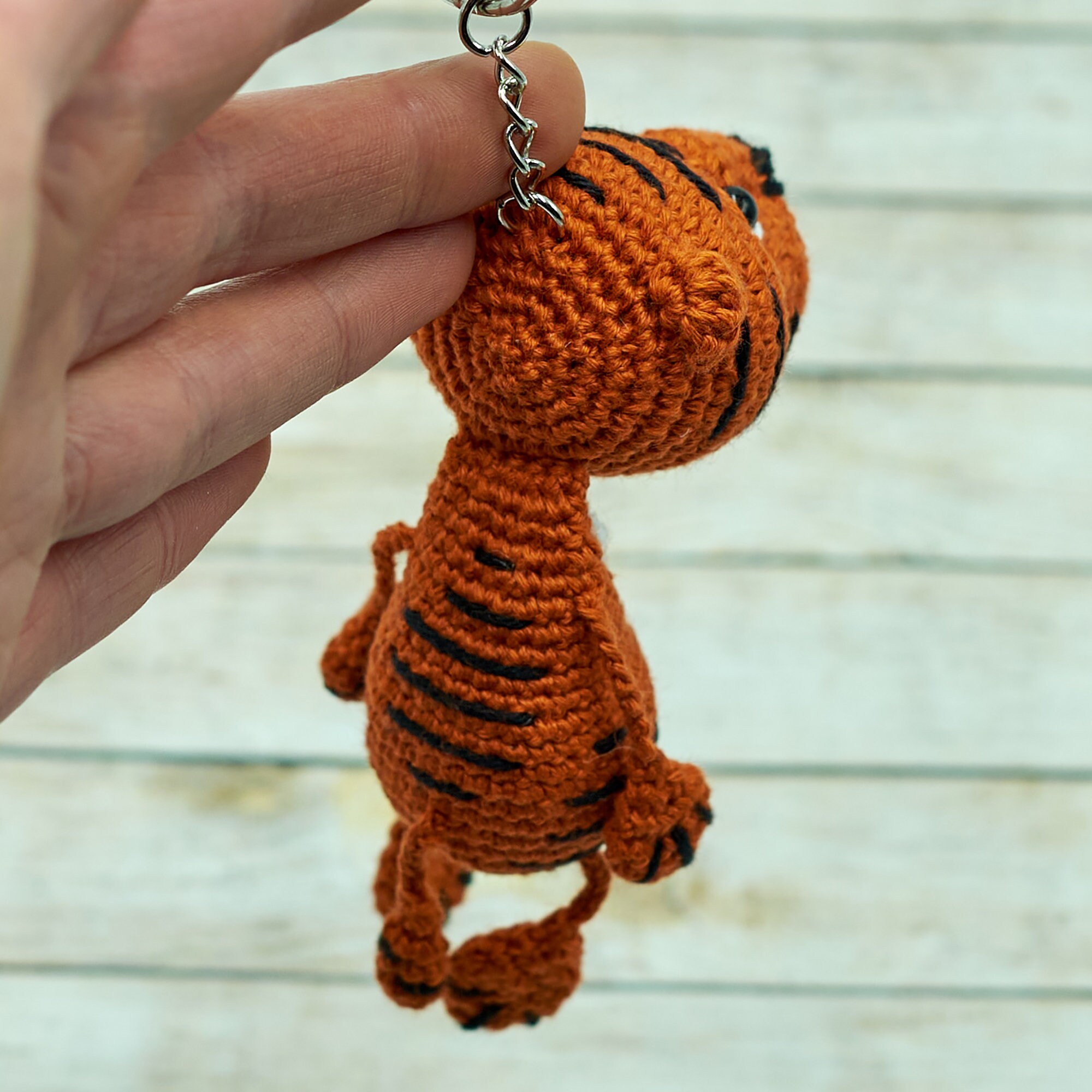 Crochet PATTERN Keychain Tiger Amigurumi Pattern Crochet Tiger | Etsy ...