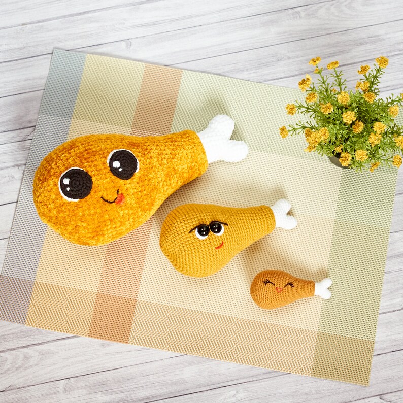 Crochet PATTERN Chicken Legs. Amigurumi Pattern Chicken. - Etsy