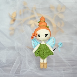 Fairy Crochet PATTERN Amigurumi Forest Fairy Crochet Doll Pattern Wood ...