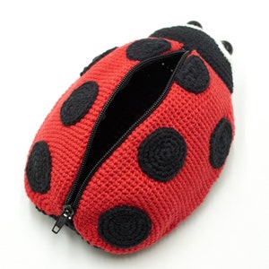 Pencil Case Ladybug Crochet PATTERN. Crochet Pencil-box. Handmade Pen ...