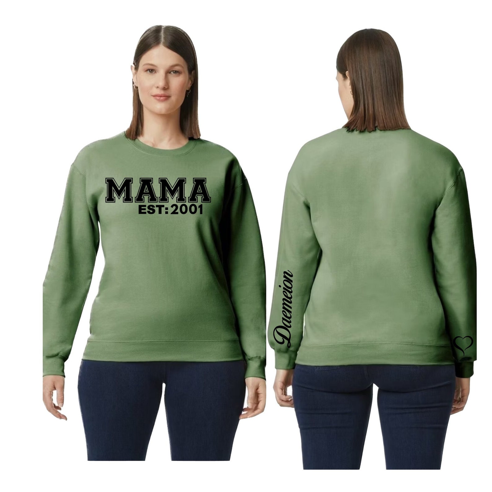 MAMA EST: and Numbers Svg/png - Etsy