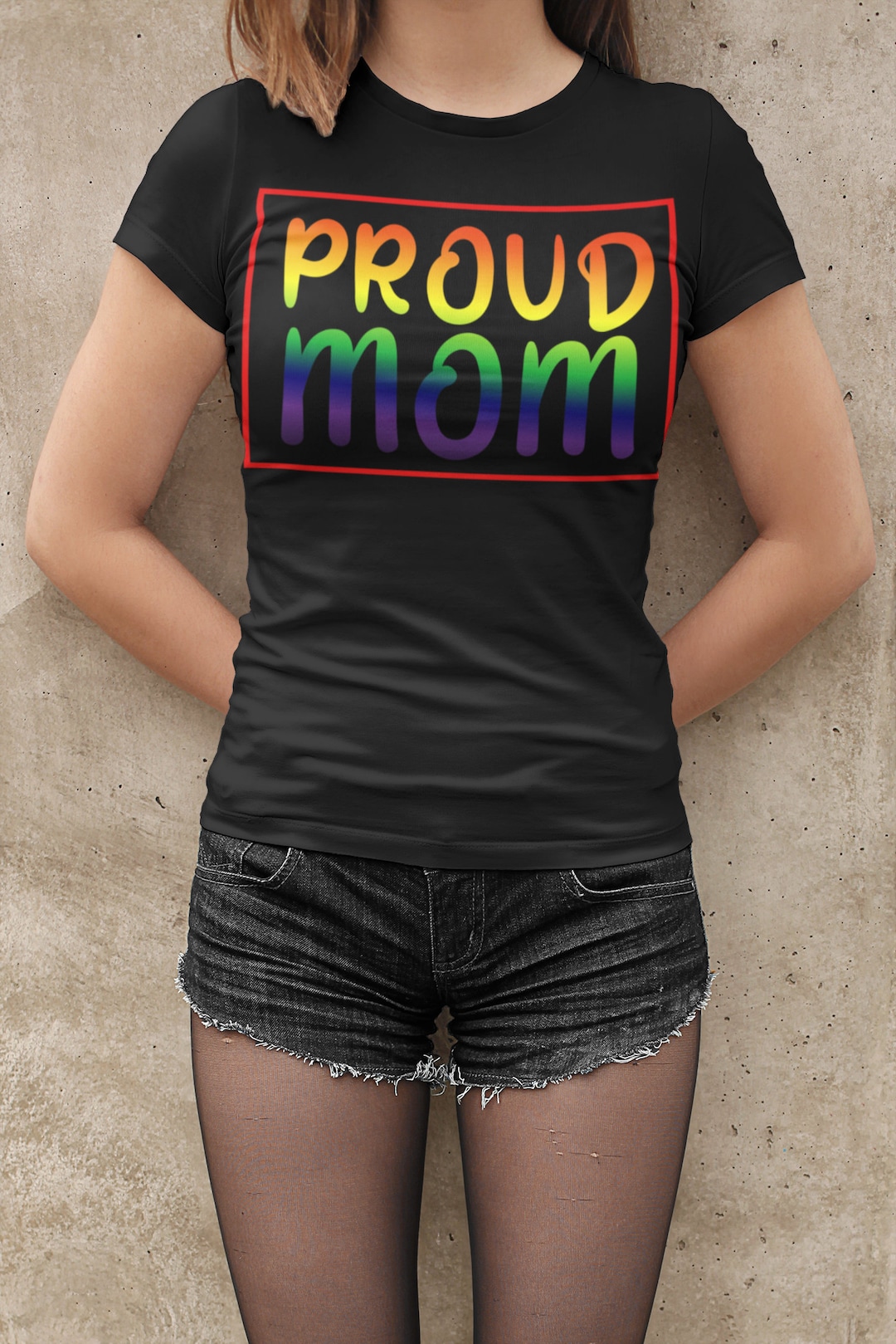 Proud Mom SVG PNG Instant Download With Mockup - Etsy