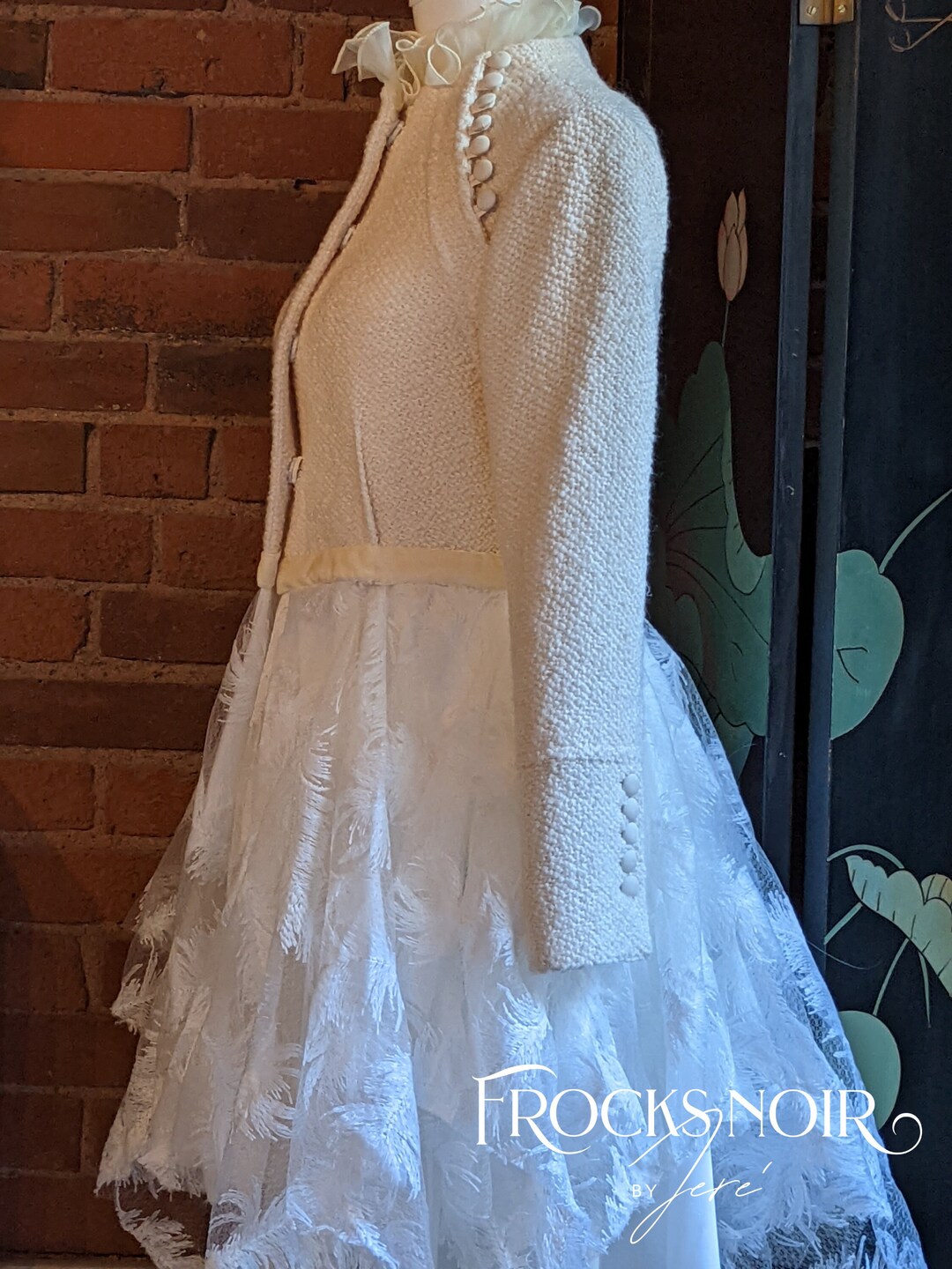 Romantic Wedding Frock Coat, Victorian Wedding Jacket, Warm Bridal Coat ...