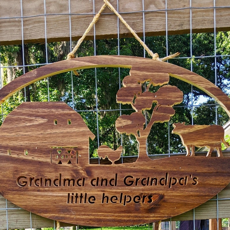 Farm Scene Decal Svg - Etsy