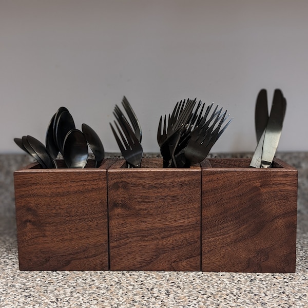 Spoon and Fork Caddy - Etsy