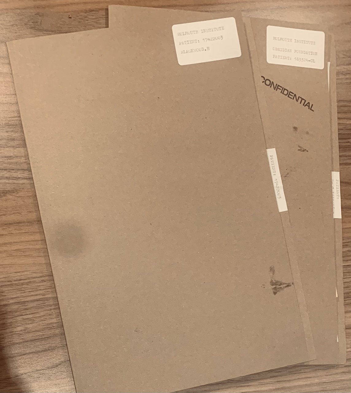 TTRPG Asylum Patient File Bundle hand made props using | Etsy