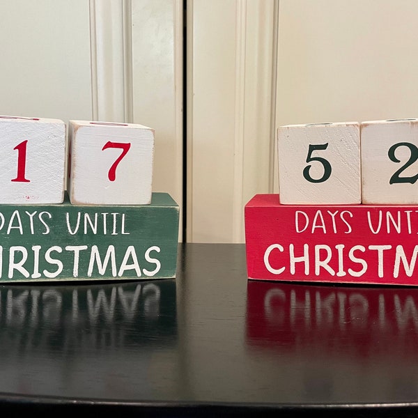 Countdown Blocks - Etsy