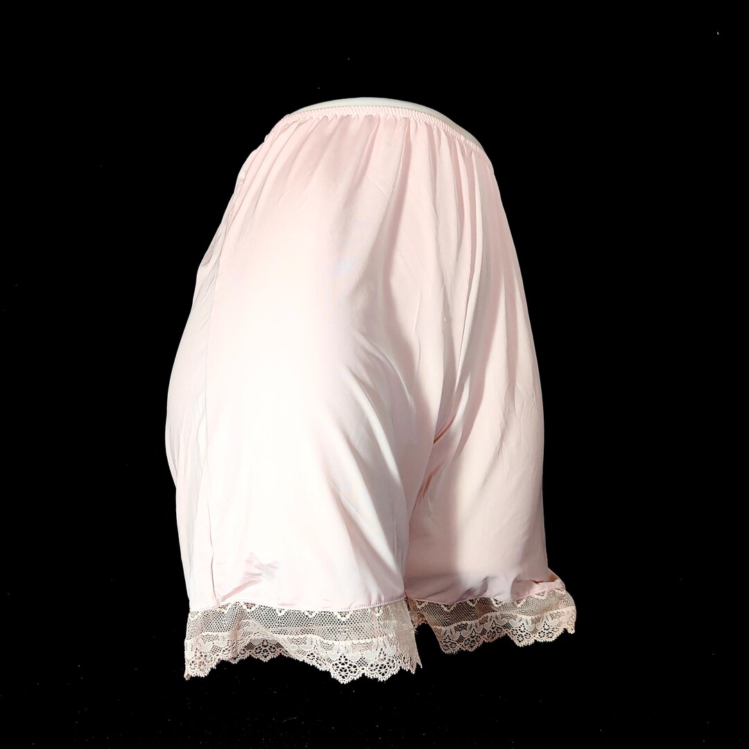 Smooth Silky Light Cameo Vintage Pettipants Bloomers With Sheer Lace ...