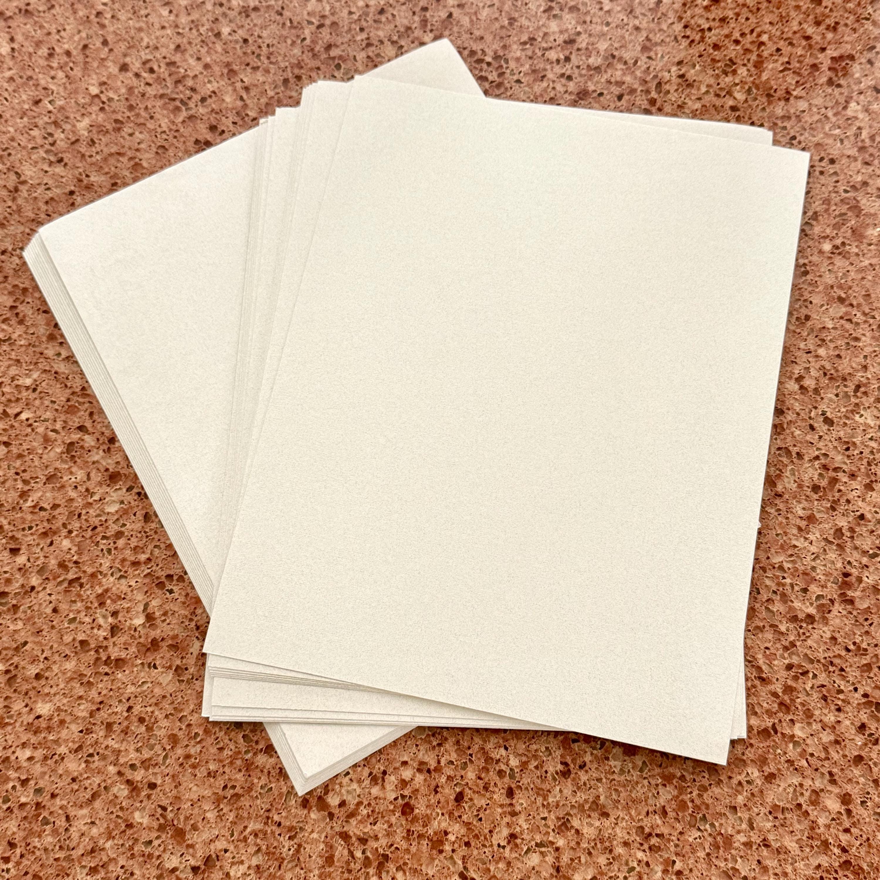 Recycle Speckled Linen Natural Card Stock 8.5 X 11, Cover Weight Cover ...