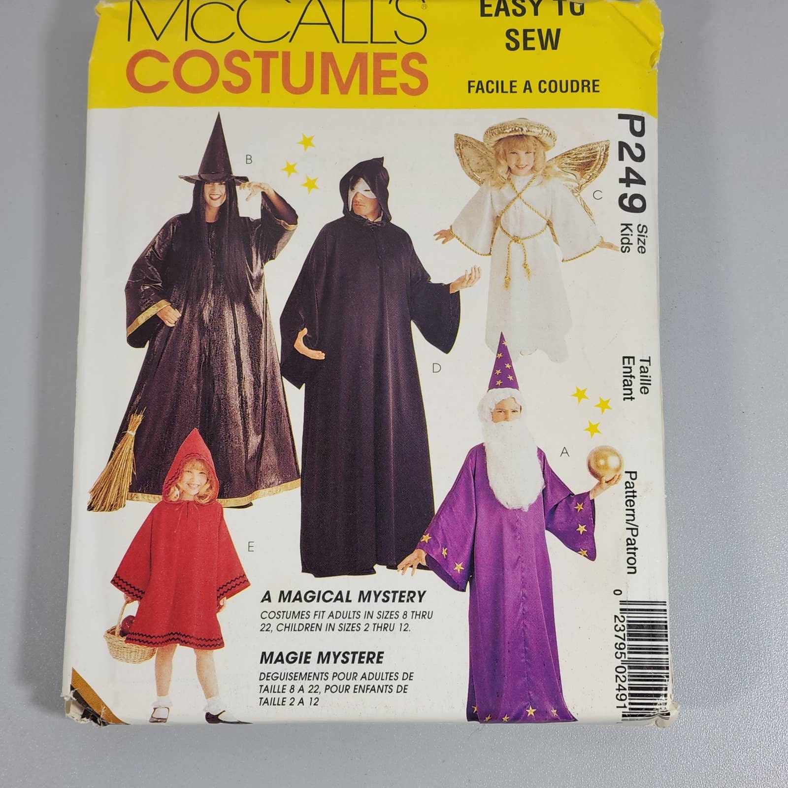 Mccall's Child Halloween Costumes Patterns Various Sizes Lot of 5 ...