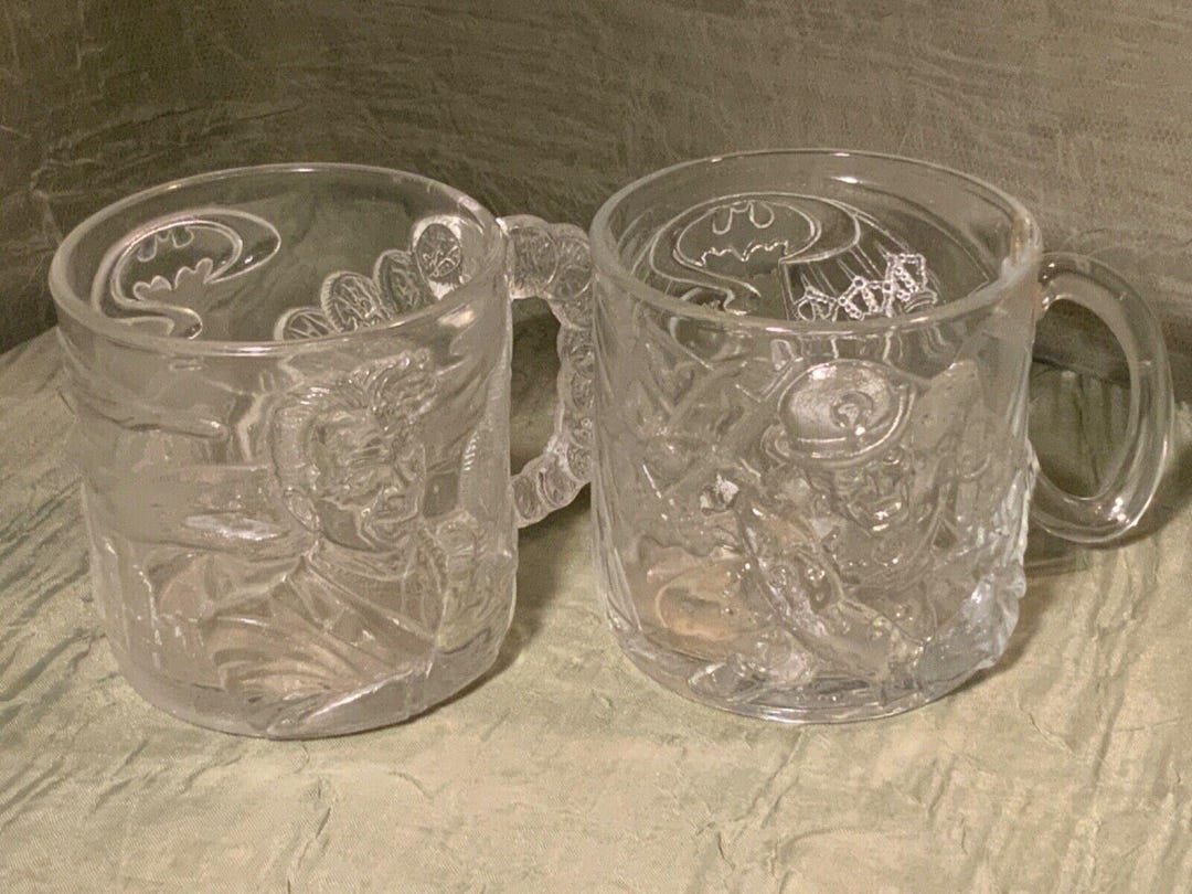 Mcdonald’s Batman for Ever the Riddler & Two Face DC Comic Mugs Gift - Etsy