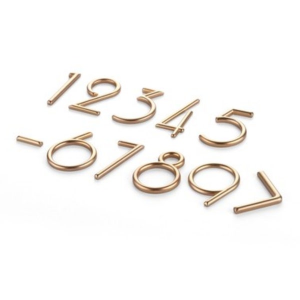 Metal Numbers - Etsy