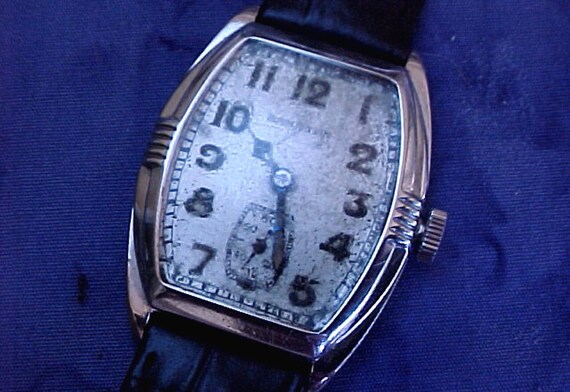 Rare ca 1933 Patinaed Hamilton "Perry" White 14 Kt Go… - Gem