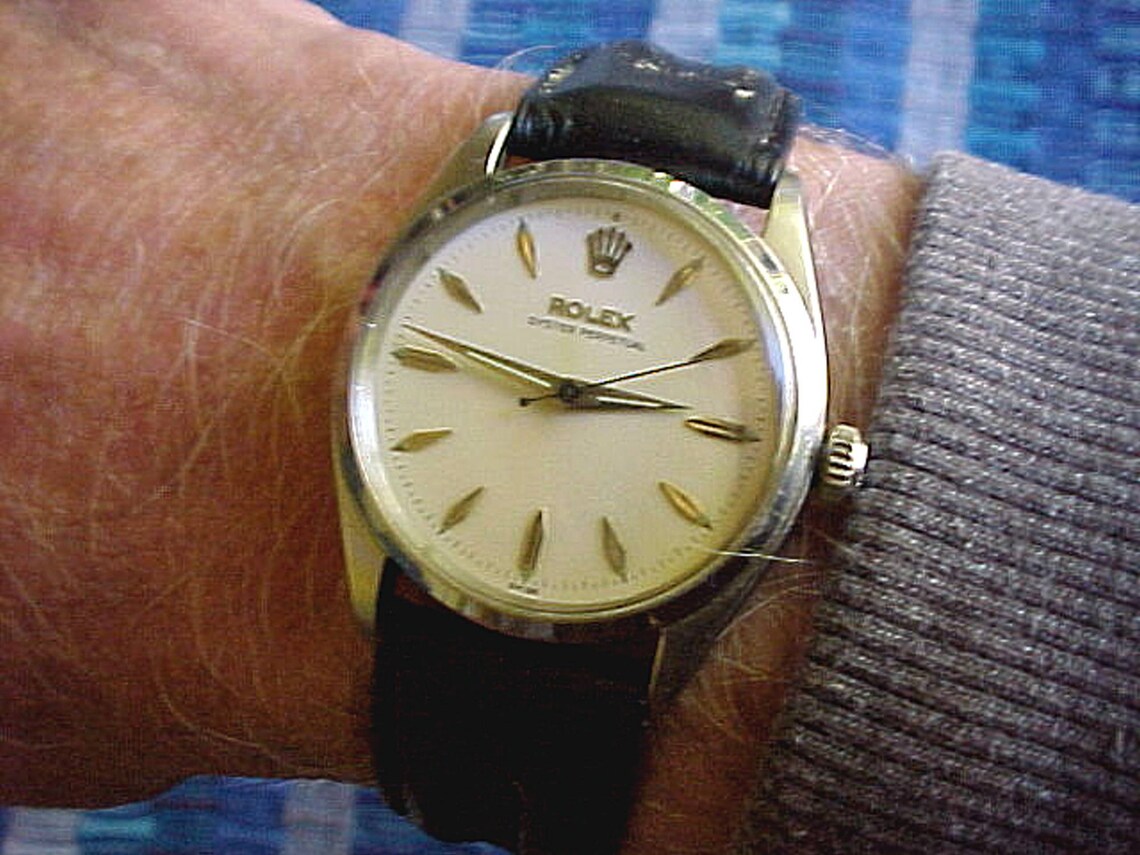 Clean Vintage 1960s Rolex 34mm Stainless Steel Oyster | Etsy