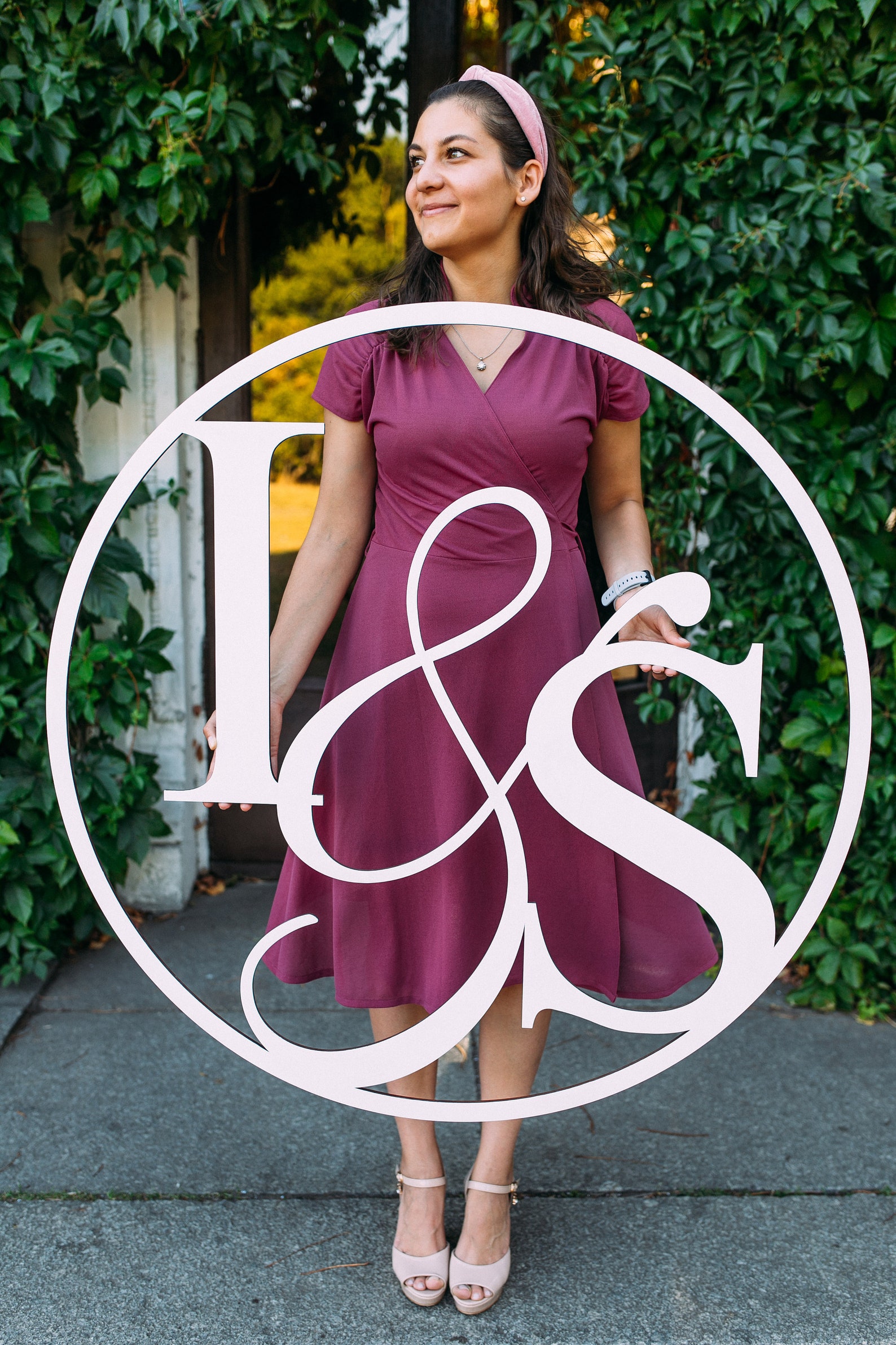 Wedding Monogram Sign Monogram Sign Personalized Sign - Etsy