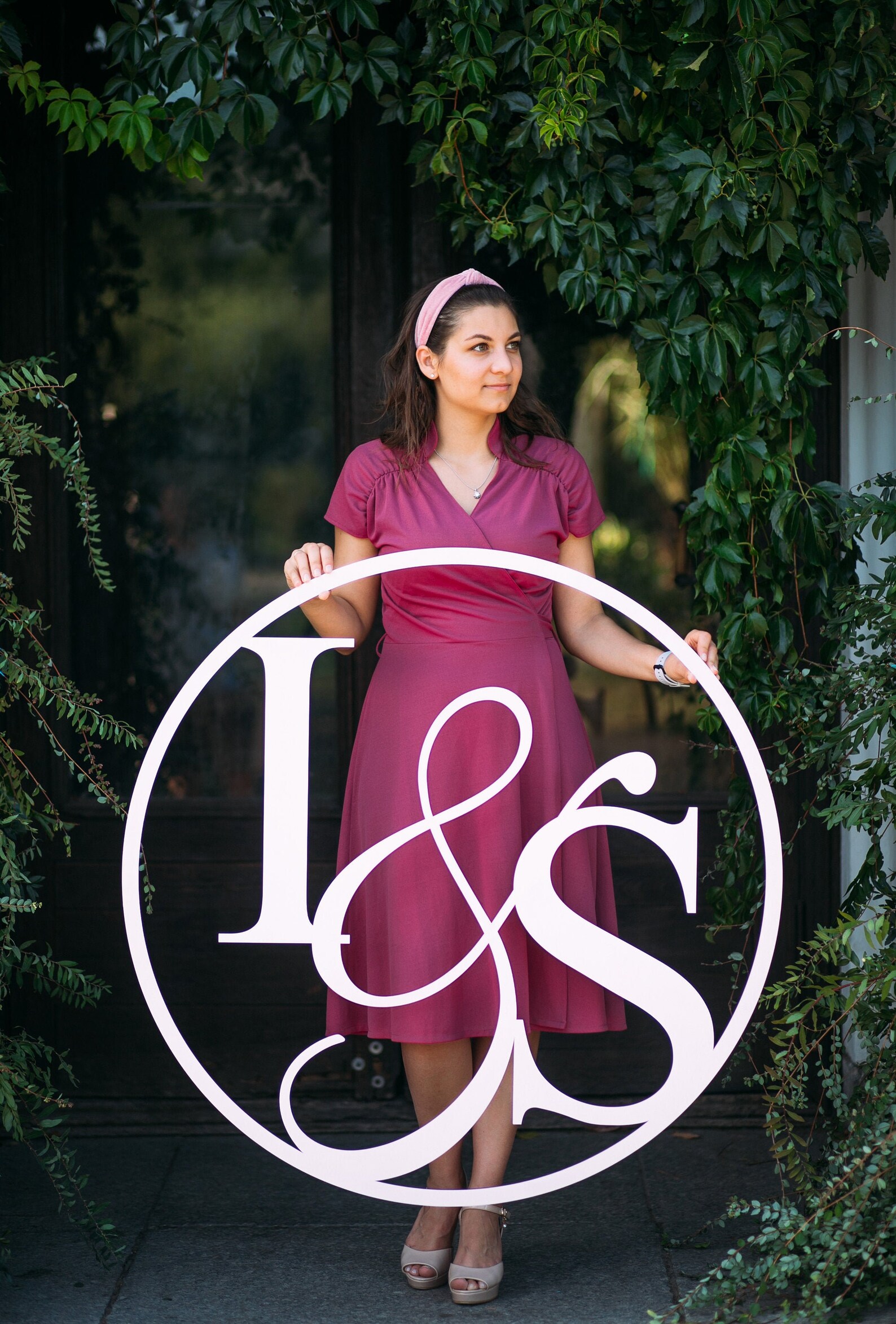 Wedding Monogram Sign Monogram Sign Personalized Sign - Etsy