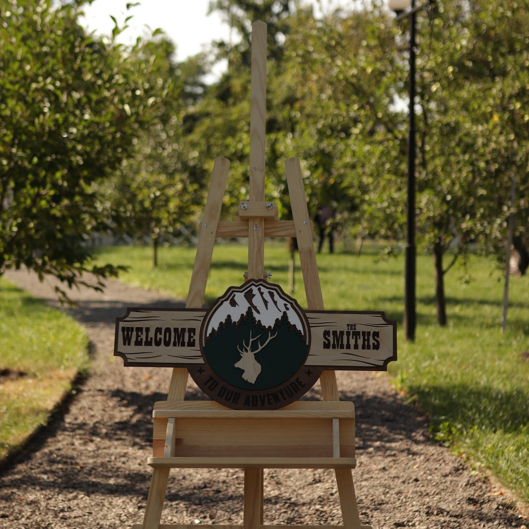 Custom National Park Sign: NPS Welcome Replica - Personalized Marriage ...