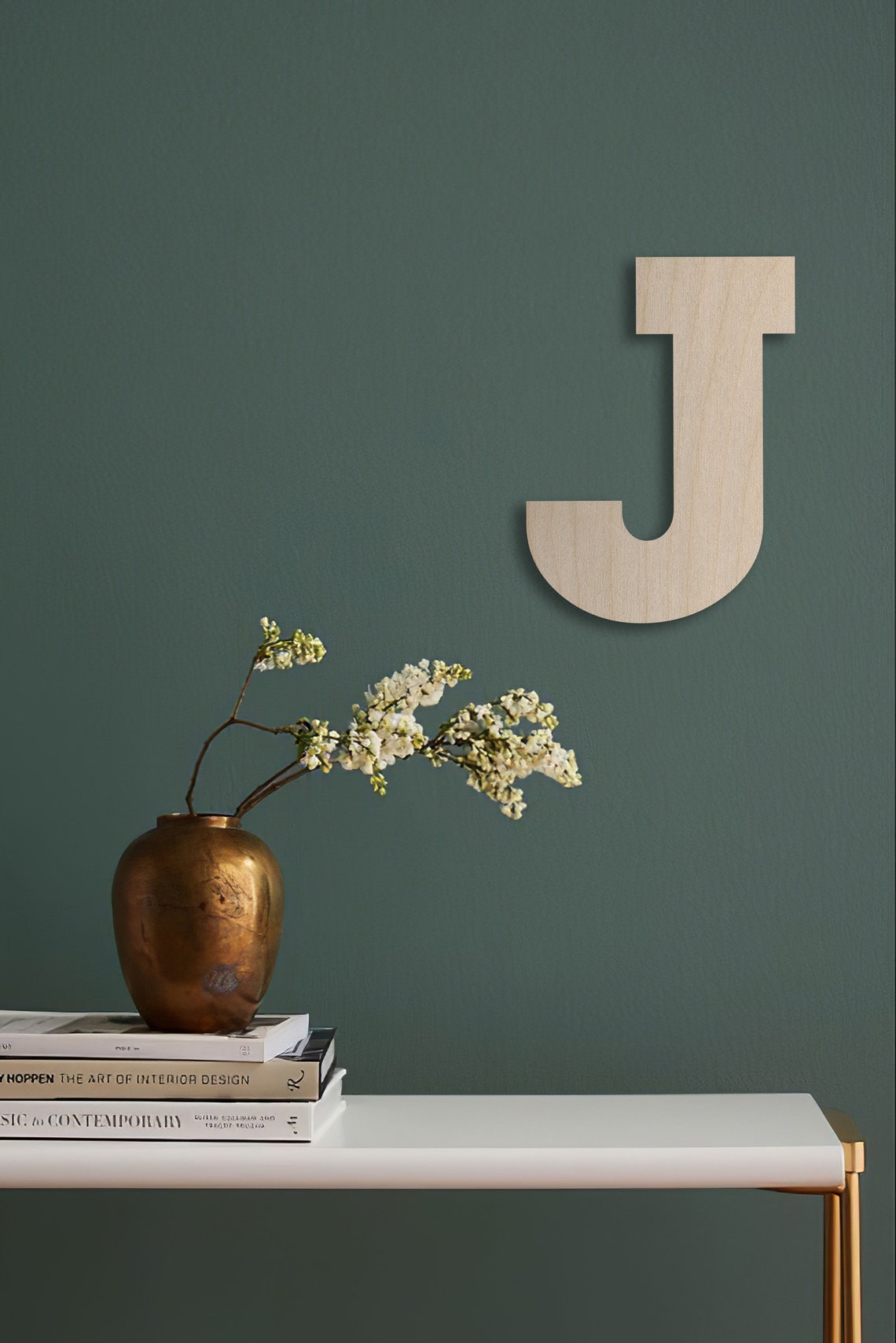 Large Wood Letter Cursive Letter Monogram Large Single | Etsy