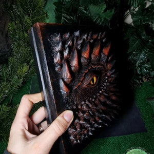Dragon Jewelry Box Look Like Book BIG - Dragon Box - Fantasy Box- Magic ...