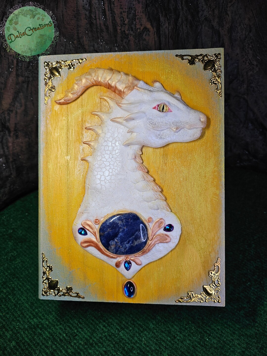 Haven Dragon Book Jewelry Box - Dragon Box - Fantasy Box- Magic Book of ...