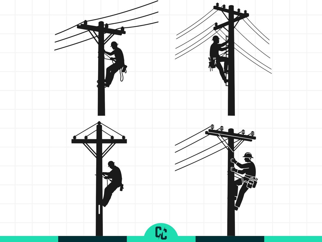Lineman Electrician SVG PNG Bundle, Power Pole Svg, Lineman Svg ...