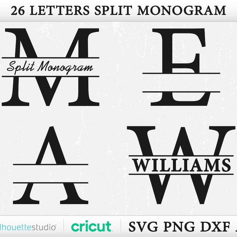 Split Letters Svg - Etsy