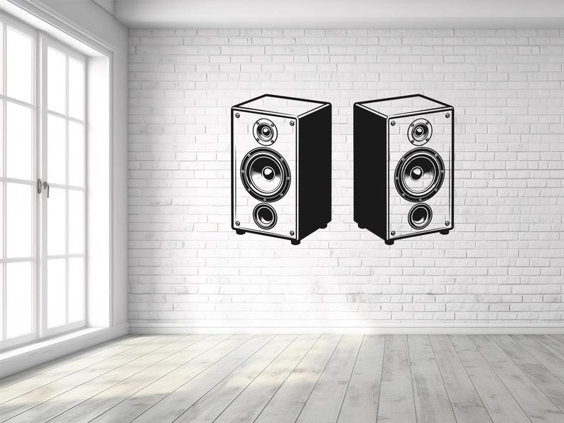 Speaker SVG, Studio Monitor SVG, DJ Speakers Silhouette, Audio ...