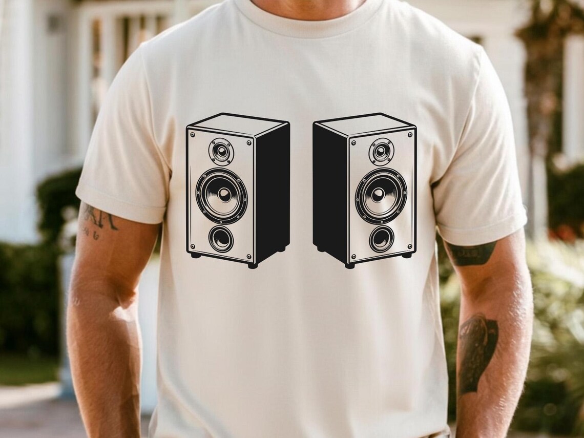 Speaker SVG, Studio Monitor SVG, DJ Speakers Silhouette, Audio ...