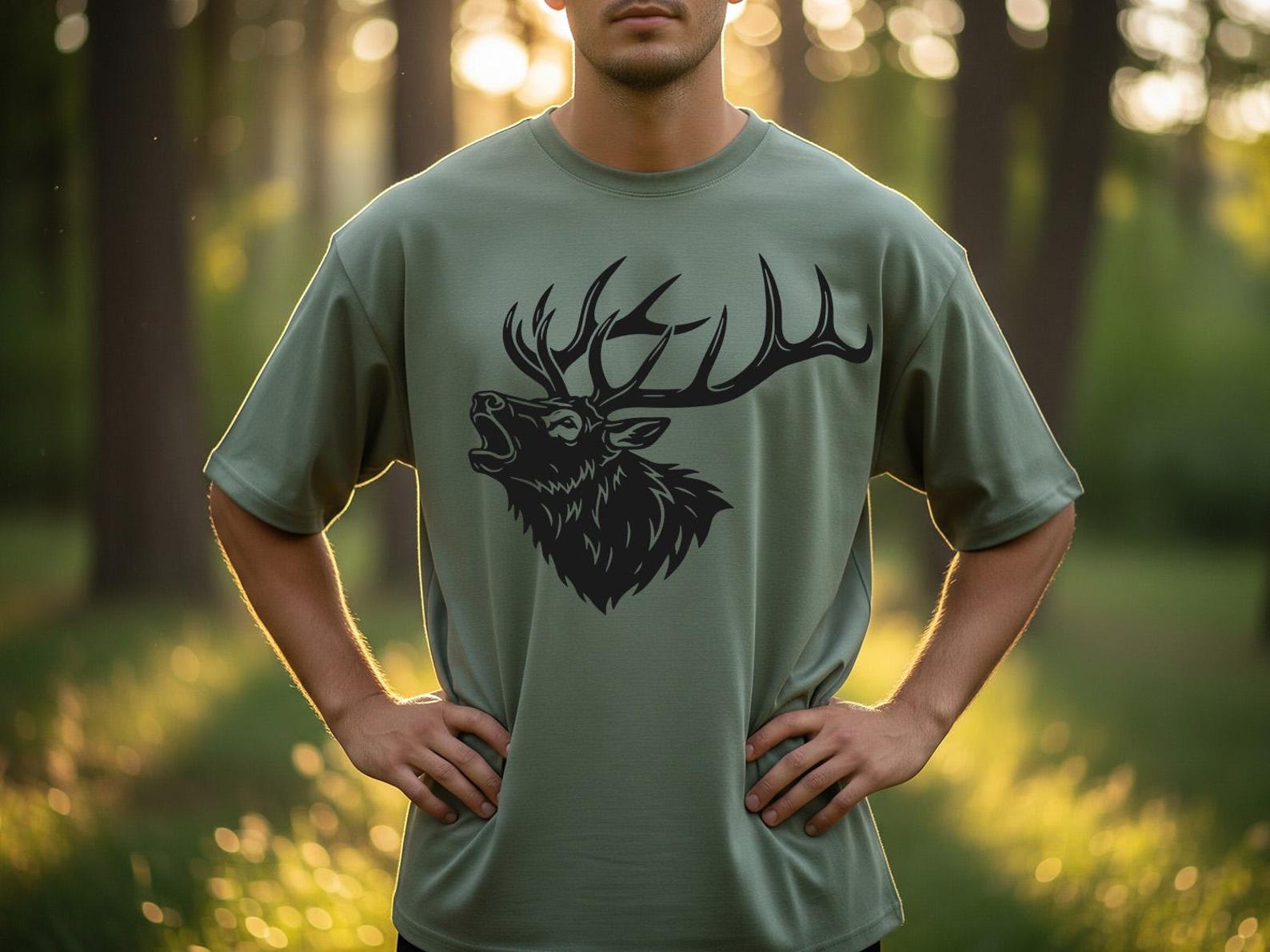 Bugling Elk SVG, Elk Antler Svg, Deer Hunter Svg, Hunting Shirt Svg ...