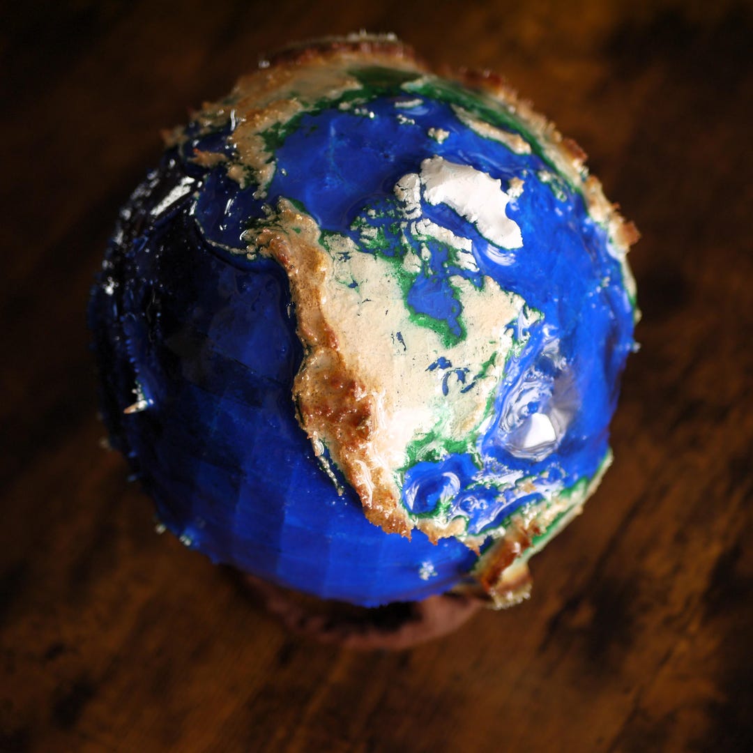 3D Relief Globe – Topographic Earth Sculpture With Exaggerated ...
