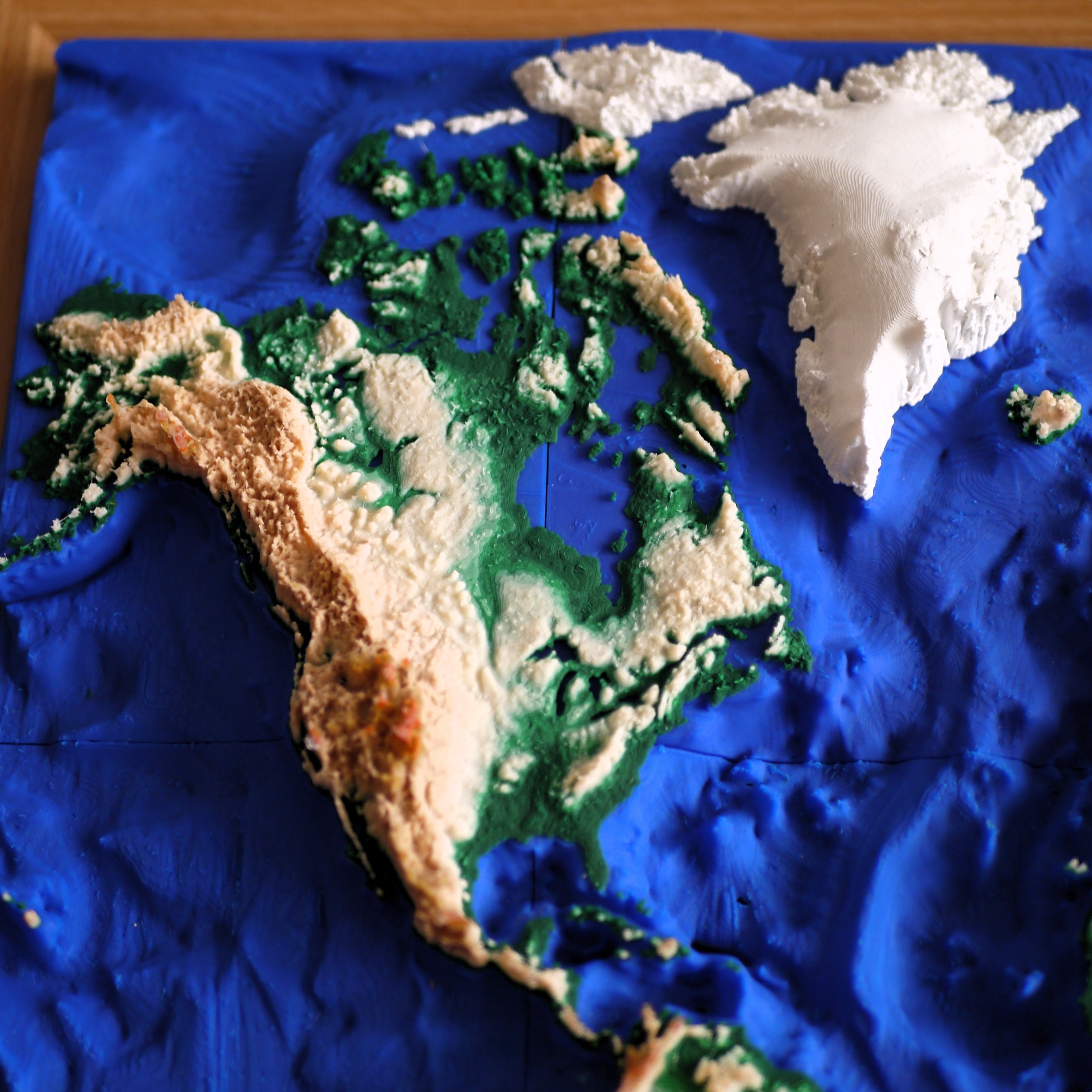3D World Map B4 World Map With Topography and Bathymetry - Etsy