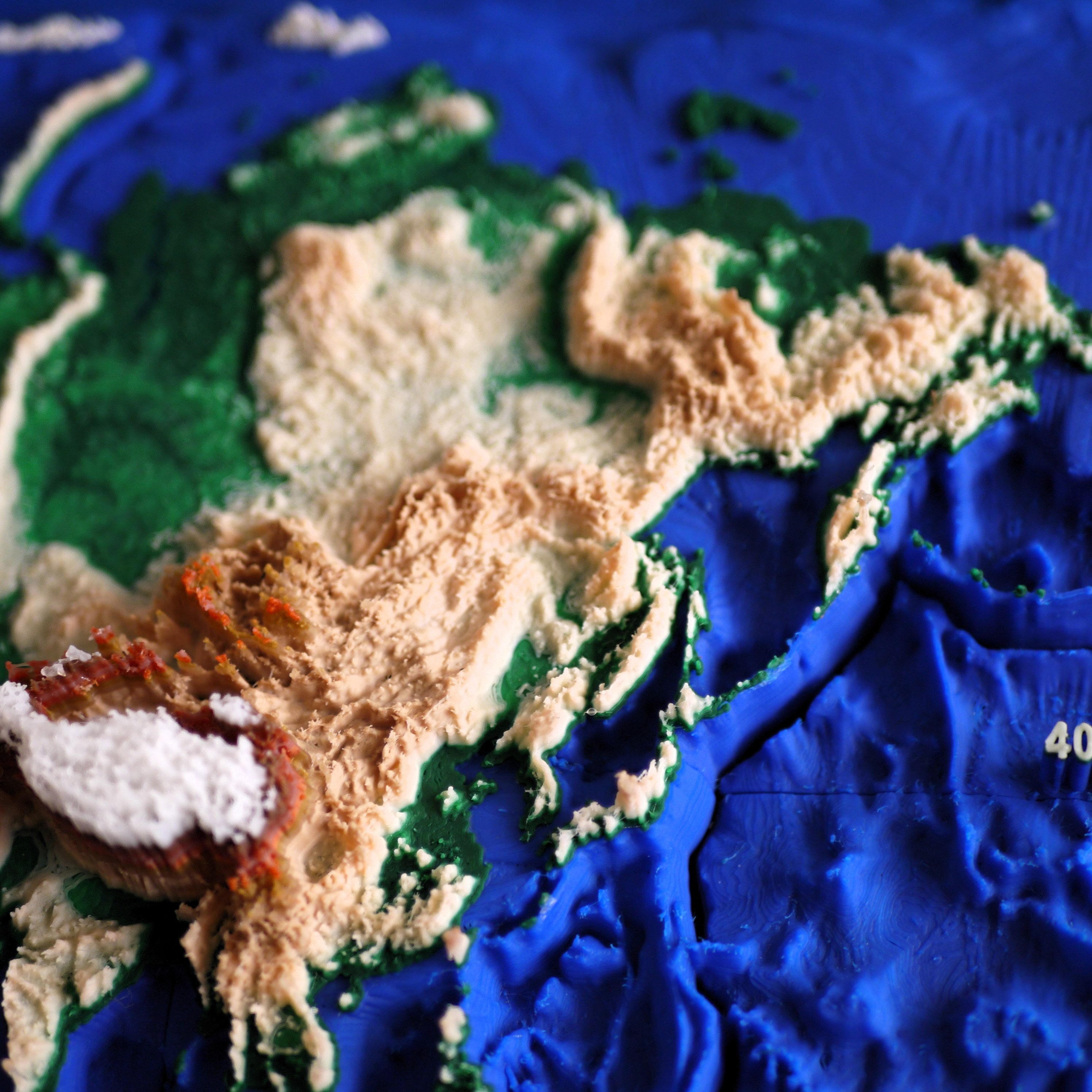 3D World Map B4 World Map With Topography and Bathymetry - Etsy