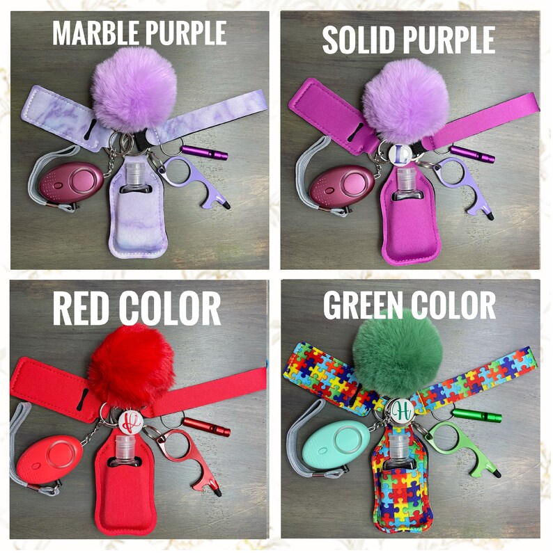 9 Piece Safety Keychain Utility Keychain Protection - Etsy