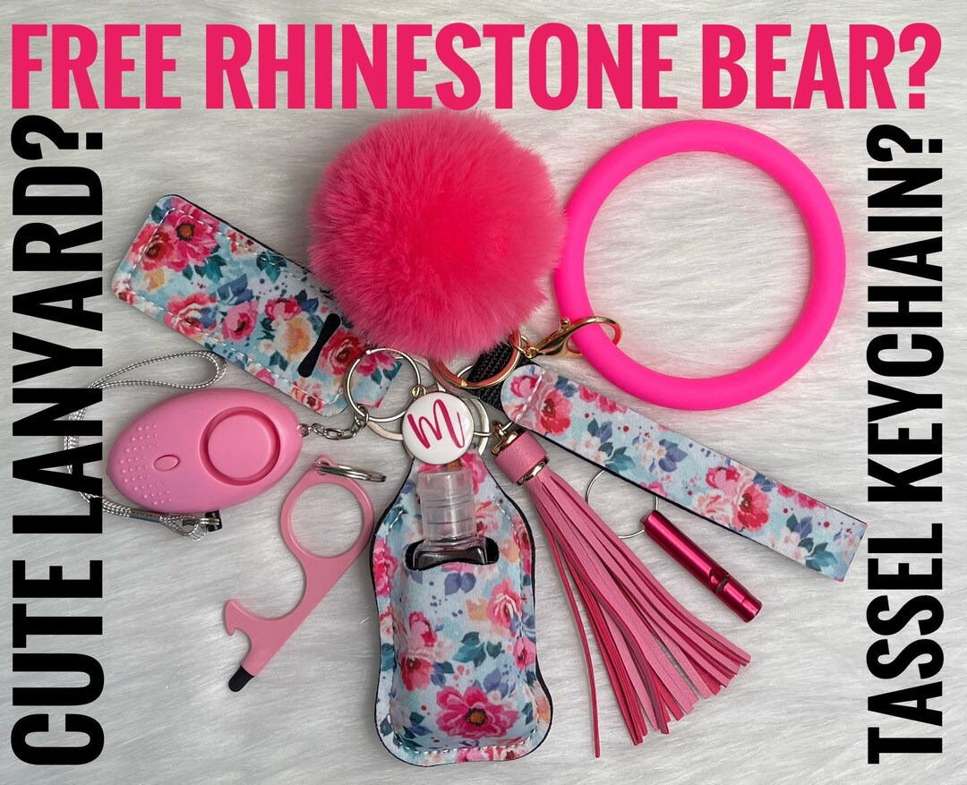 SAFETY KEYCHAINS, Utility Keychain, Protection Keychain, Monogrammed ...