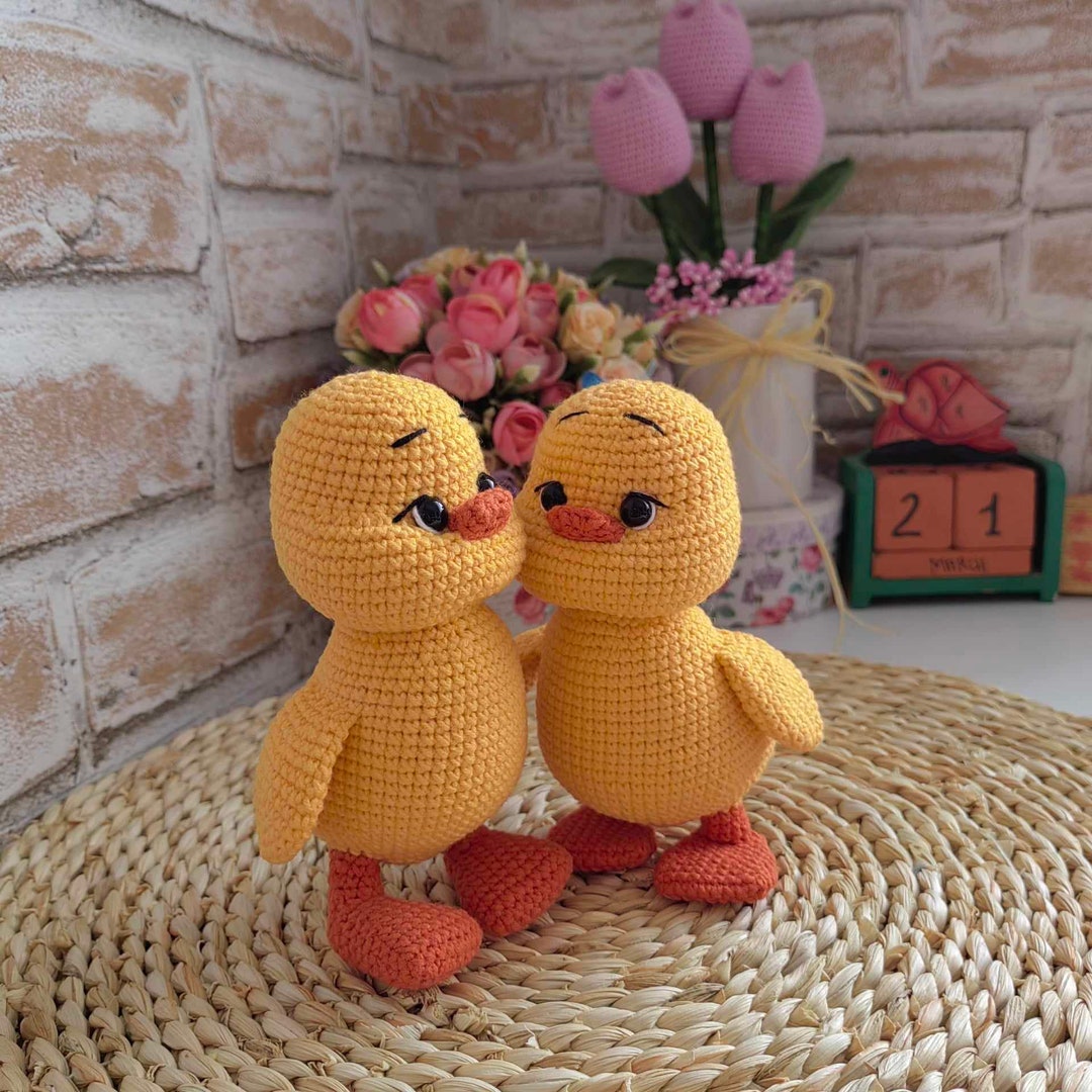 Duck Nursery Decor| Plush Toy Duck| Duckling|crochet Duckling| Soft ...