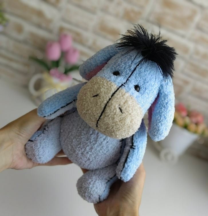 Crochet Donkey Stuffed Donkey Toy Donkey Nursery Decor - Etsy